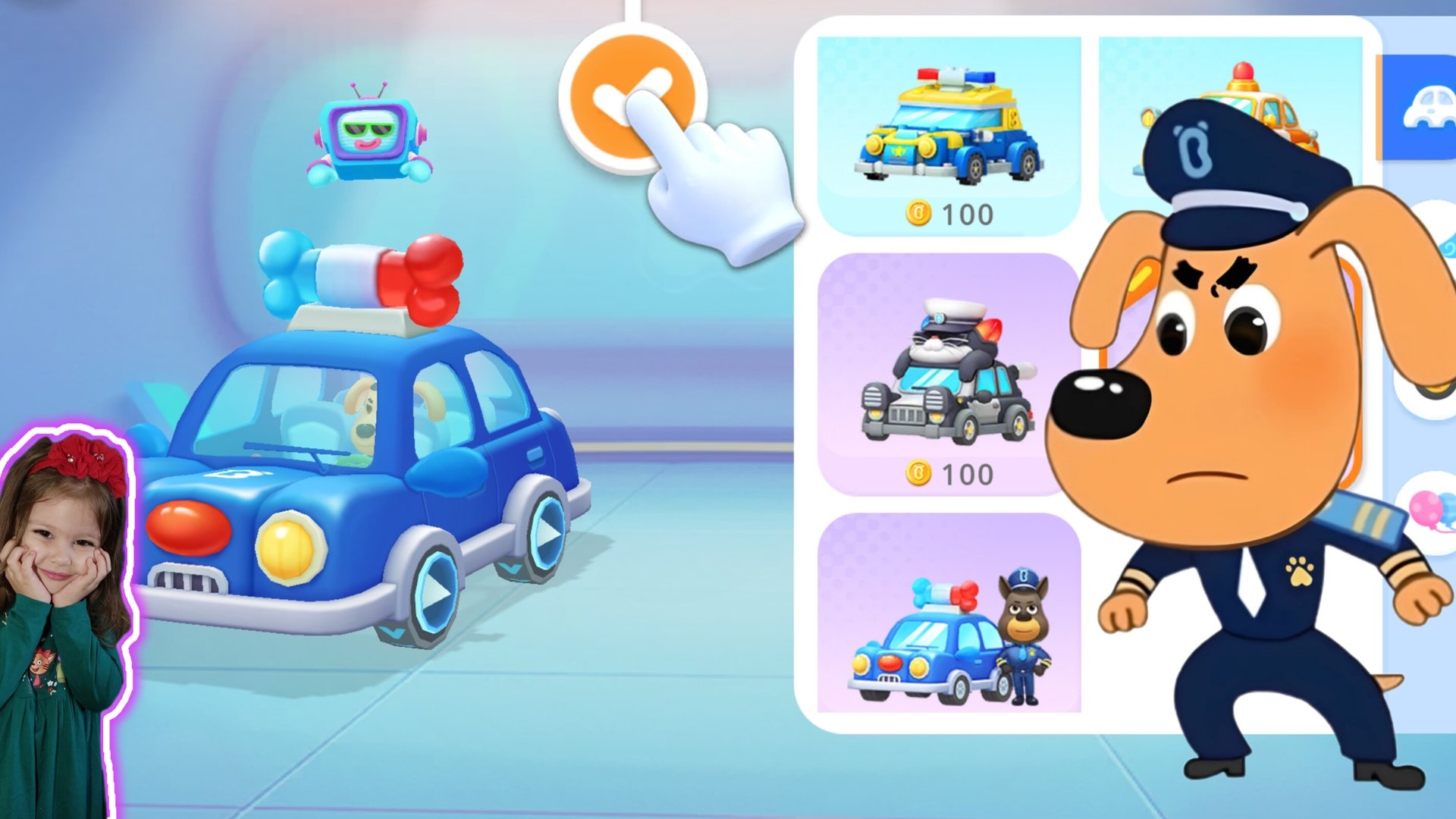 Школьный автобус игра  😼 Шериф Лабрадор 😼 Полицейская машина ❤️ BabyBus ❤️ Ава и папа