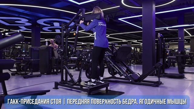 ГАКК-ПРИСЕДАНИЯ СТОЯ | ПЕРЕДНЯЯ ПОВЕРХНОСТЬ БЕДРА, ЯГОДИЧНЫЕ МЫШЦЫ