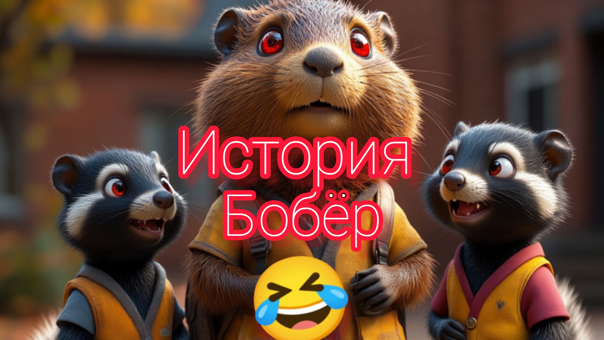 грустная история бобра 🤣 сам делал