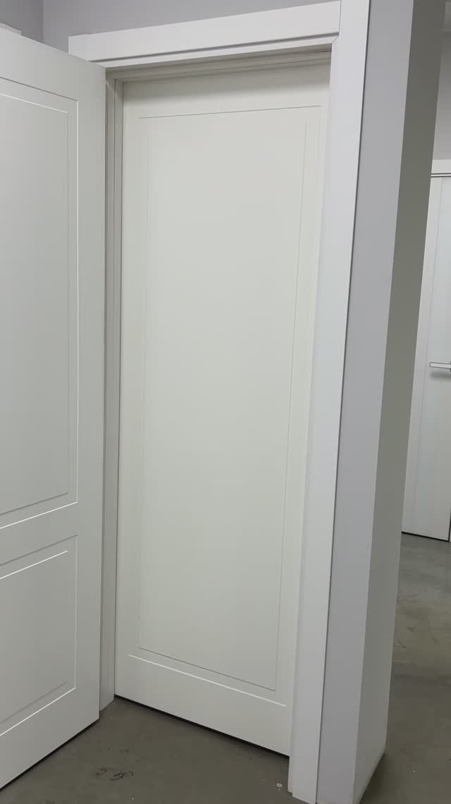 Flat 1 polar. Серия Skinel. Щитовая. Скиновая. Эмаль. ВЛАДИМИРСКАЯ ФАБРИКА ДВЕРЕЙ.