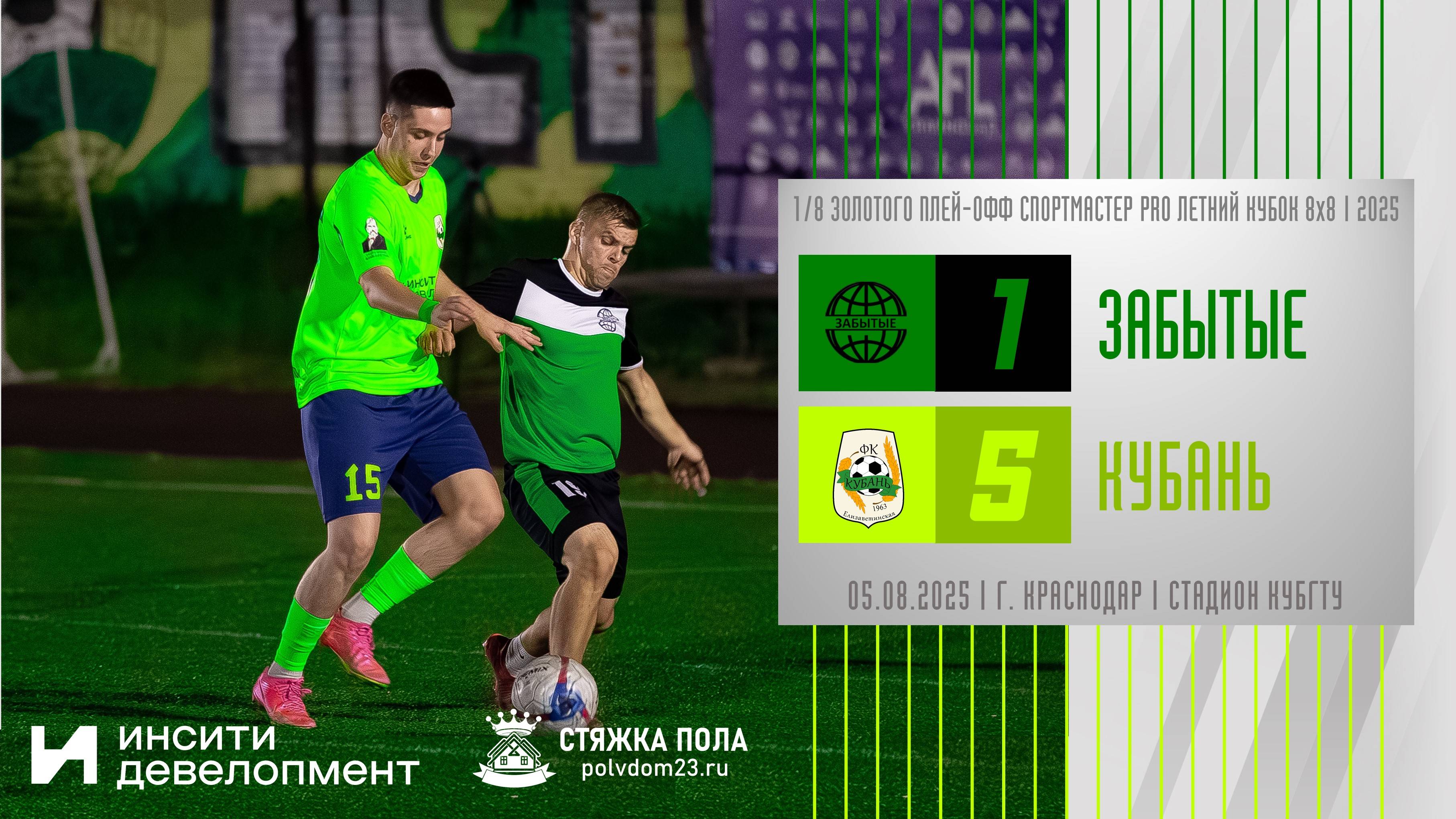 Забытые - Кубань | 05.08.2025