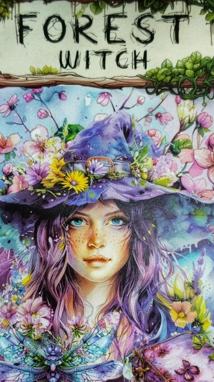 Распаковка наклеек "Лесная ведьма" ч.6 #распаковка #асмр #ведьма #природа #лес #магия #фэнтези
