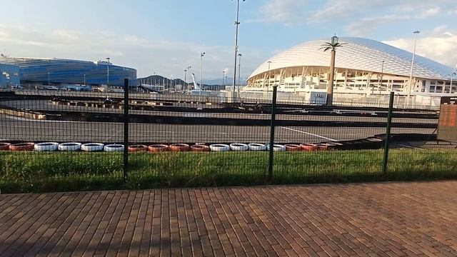 Картинг у стадиона Фишт