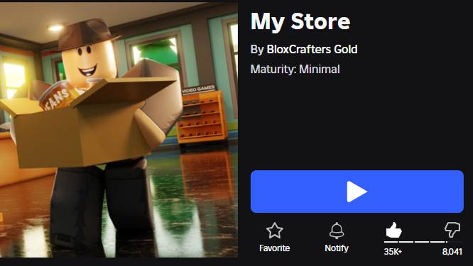 My Store|Roblox game
