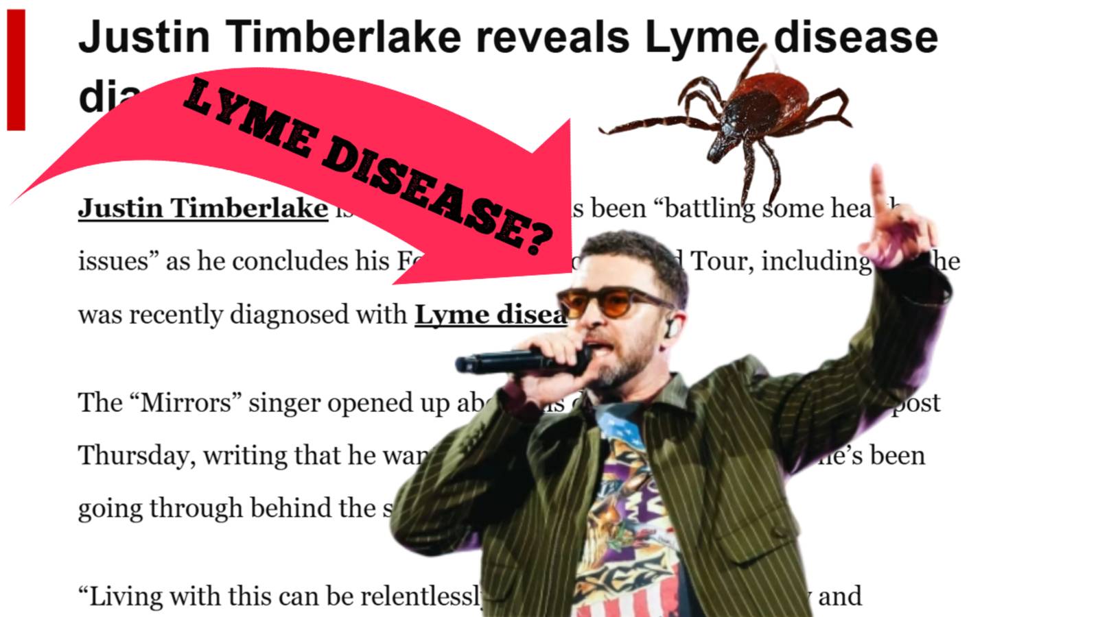 ЧИТАЕМ новости на АНГЛИЙСКОМ. Джастин Тимберлейк и болезнь Лайма