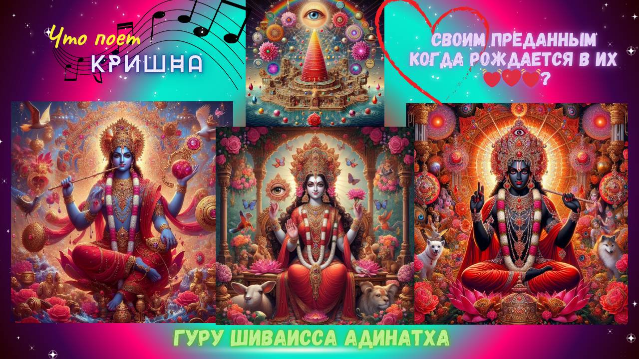 Что поет Кришна своим преданным когда рождается в их 💓❤️💓?