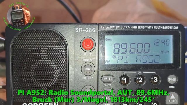 05.07.2025 12:39UTC, [Es], Radio Soundportal, Австрия, 89.6МГц, 1813км