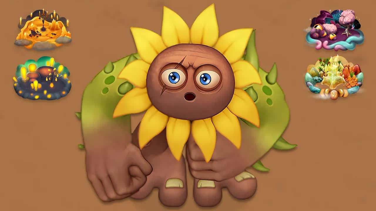 Цветак - Все Песни и Анимации Монстра (My Singing Monsters, Мои Поющие Монстры, Msm, Мсм)