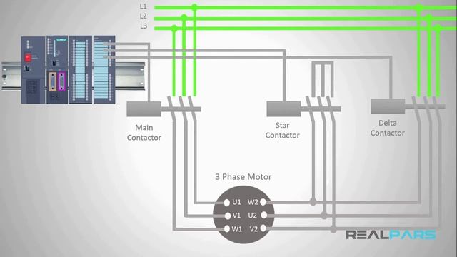 17_ Звезда-треугольник, подключение и программирование ПЛК Часть 6