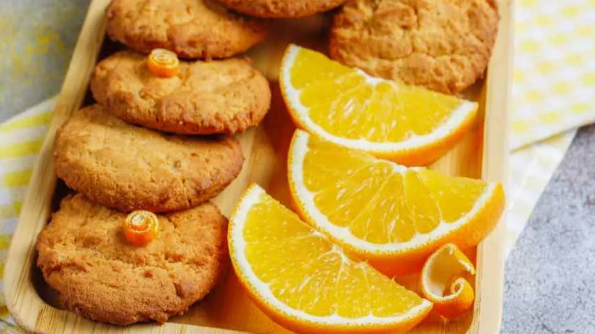 Апельсиновое печенье с корицей.