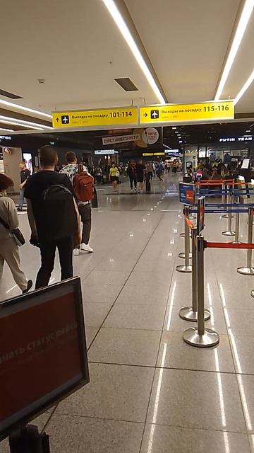 Внутри Аэропорта Шереметьево