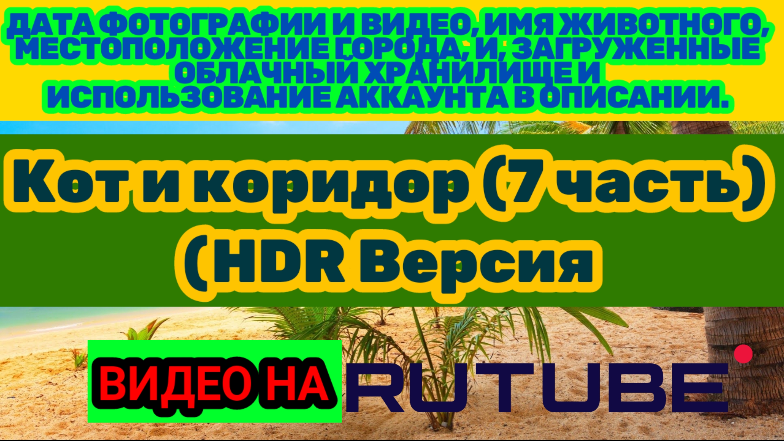 Кот и коридор (7 часть) (HDR Версия)