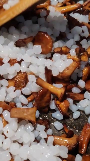 Кето ризотто с лисичками и ширатаки #машатафье