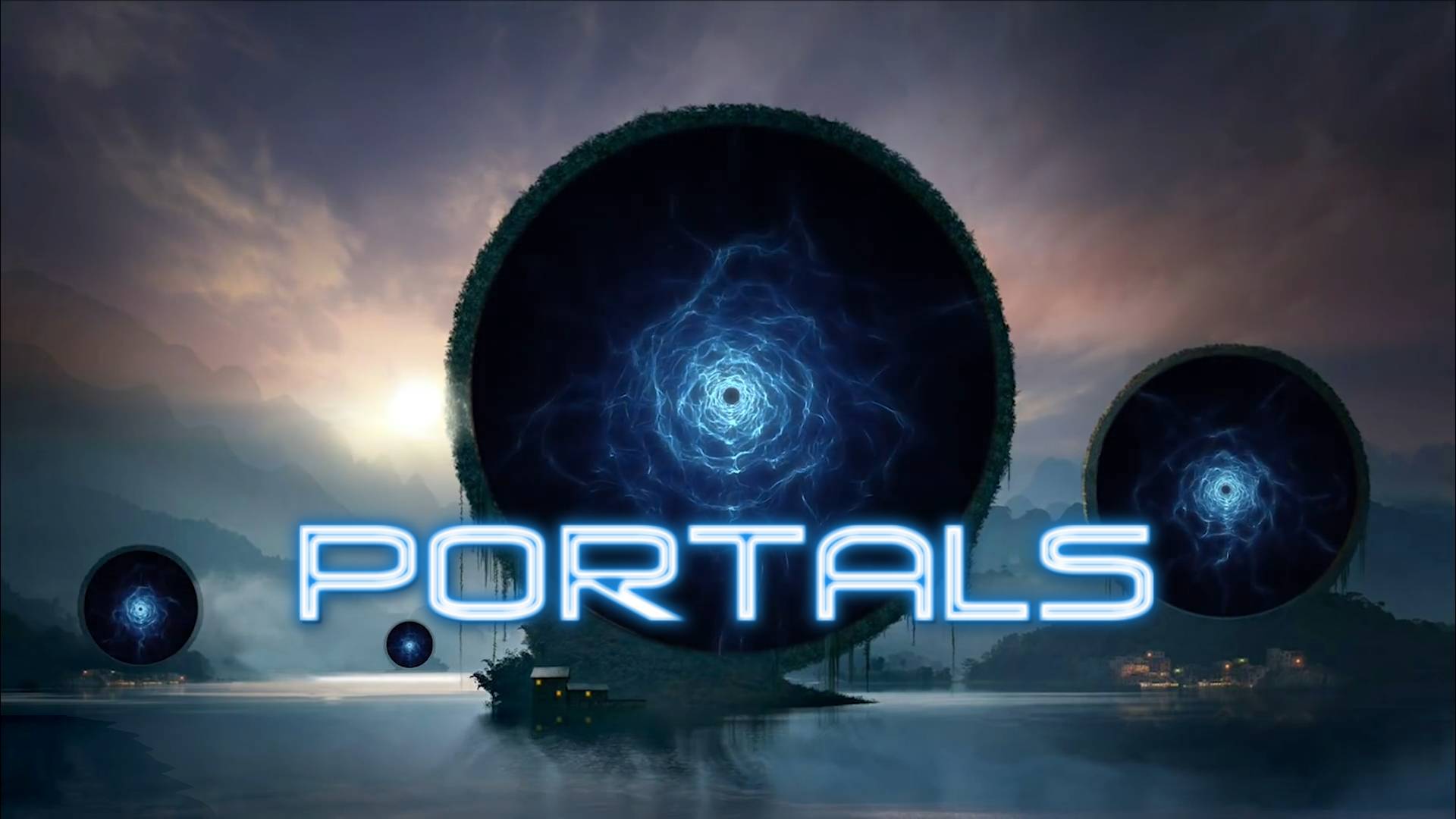 Порталы - Пространственные Врата ¦ Фон для видео ¦ Футаж для монтажа