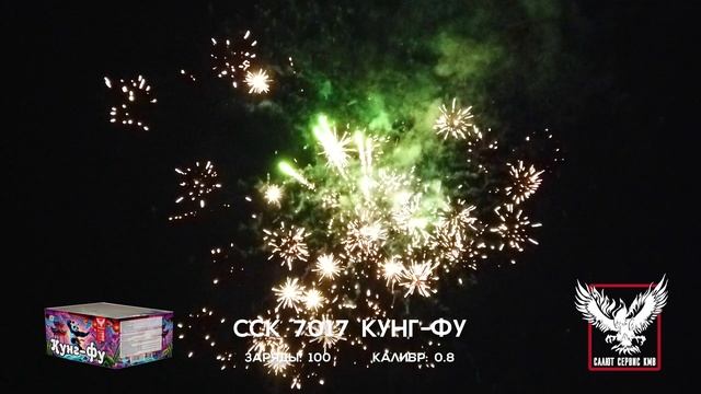 ССК 7017 Батарея салютов КУНГ-ФУ (0,8*100)