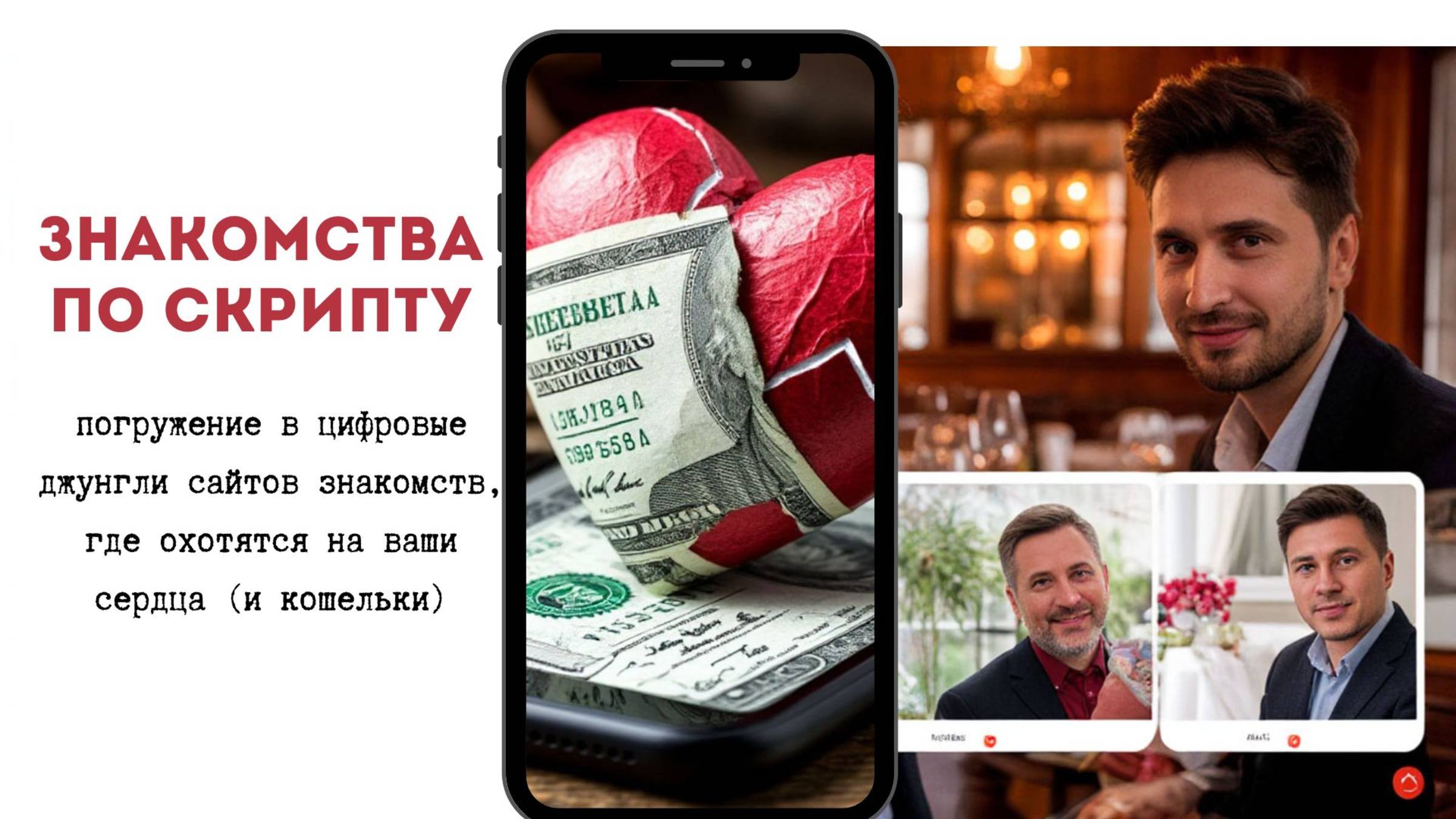Знакомства по скрипту. погружение в цифровые джунгли сайтов знакомств, где охотятся на ваши сердца и