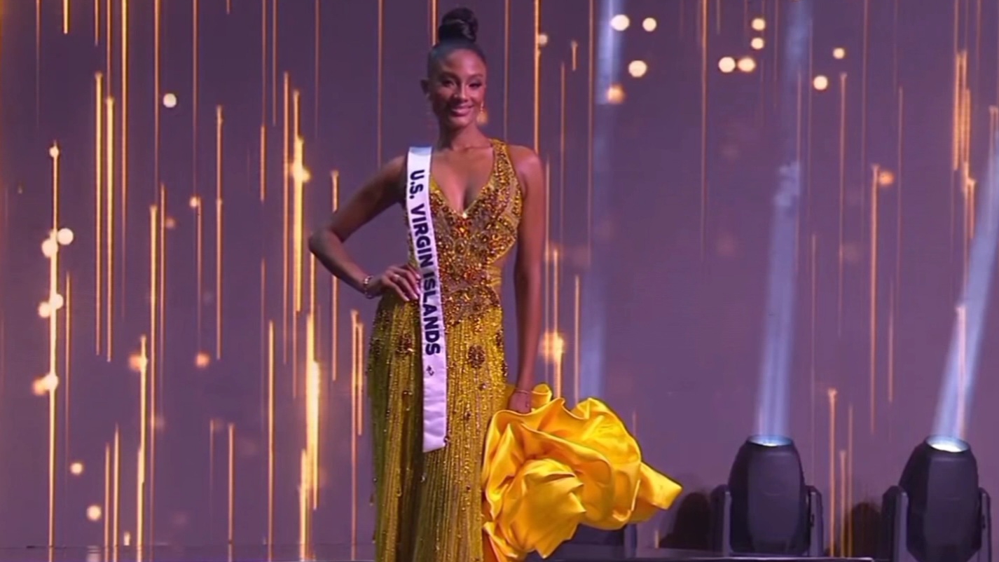 Турция, Тёркс Кайкос, Украина, ОАЭ, Уругвай, Виргинские о-ва (США) Вечернее платье Мисс Вселенная 73