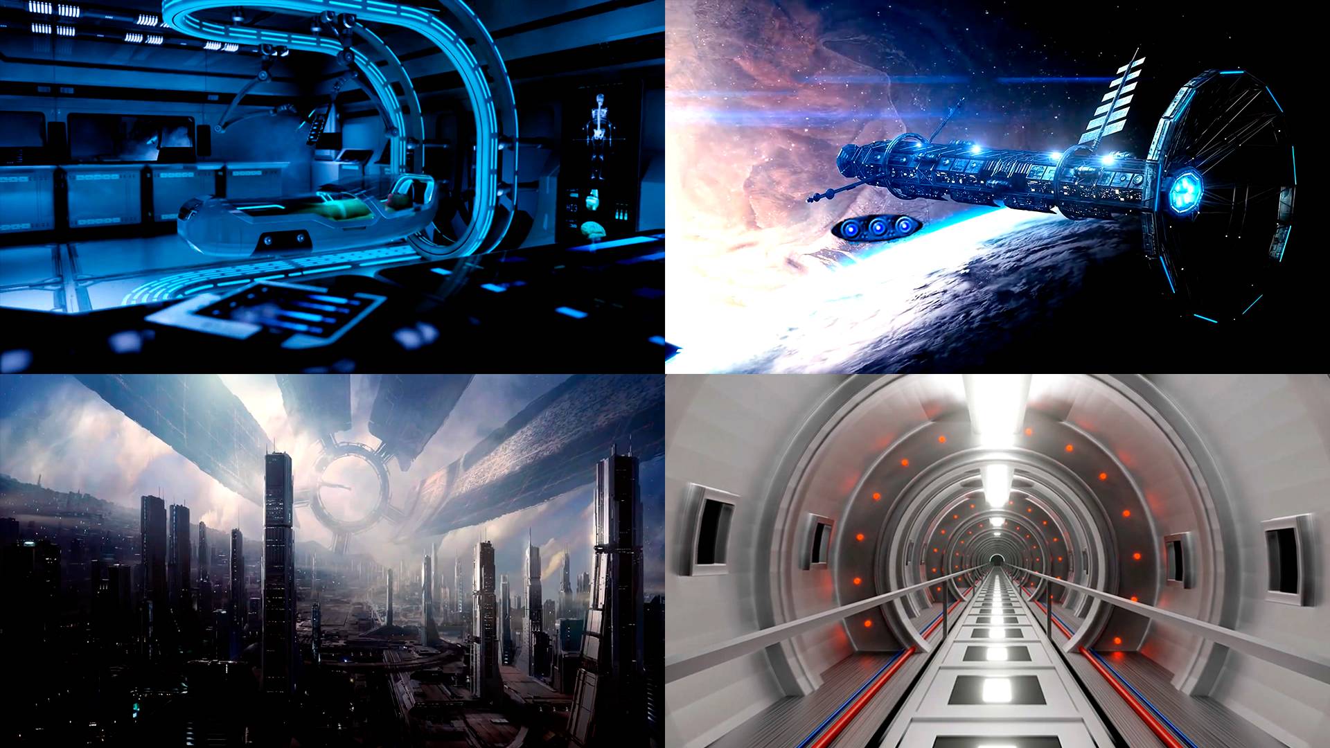 Подборка футажей — космические исследования ¦ путешествие по вселенной ¦ фоны для видео [ver. 2.0]