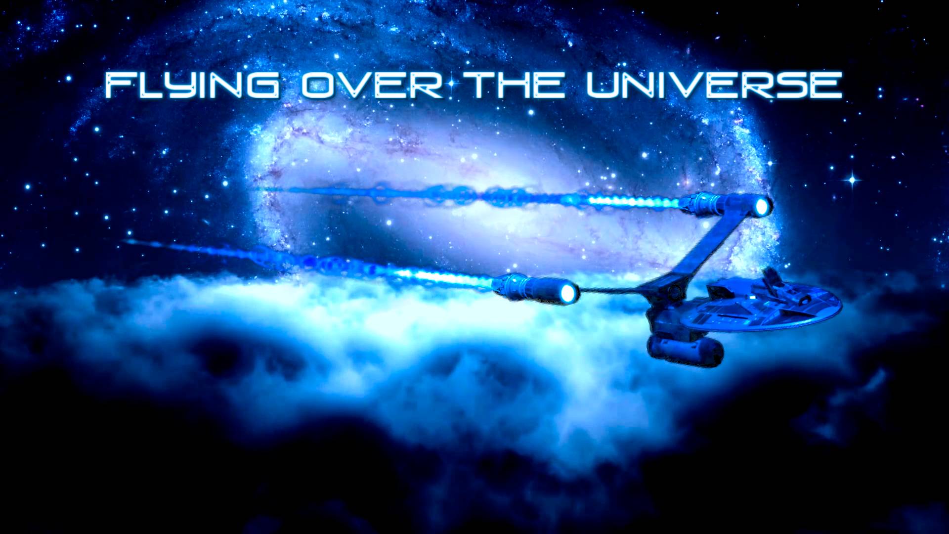 Футаж — Полет над Вселенной ¦ Космическое Пространство ¦ Освобождение Разума ¦ Фон для видео