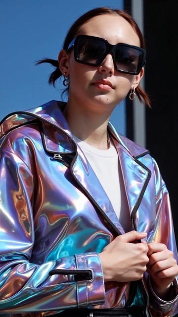 Нейрофотосессия Chrome #ai #flux #kling #suno  #fashion