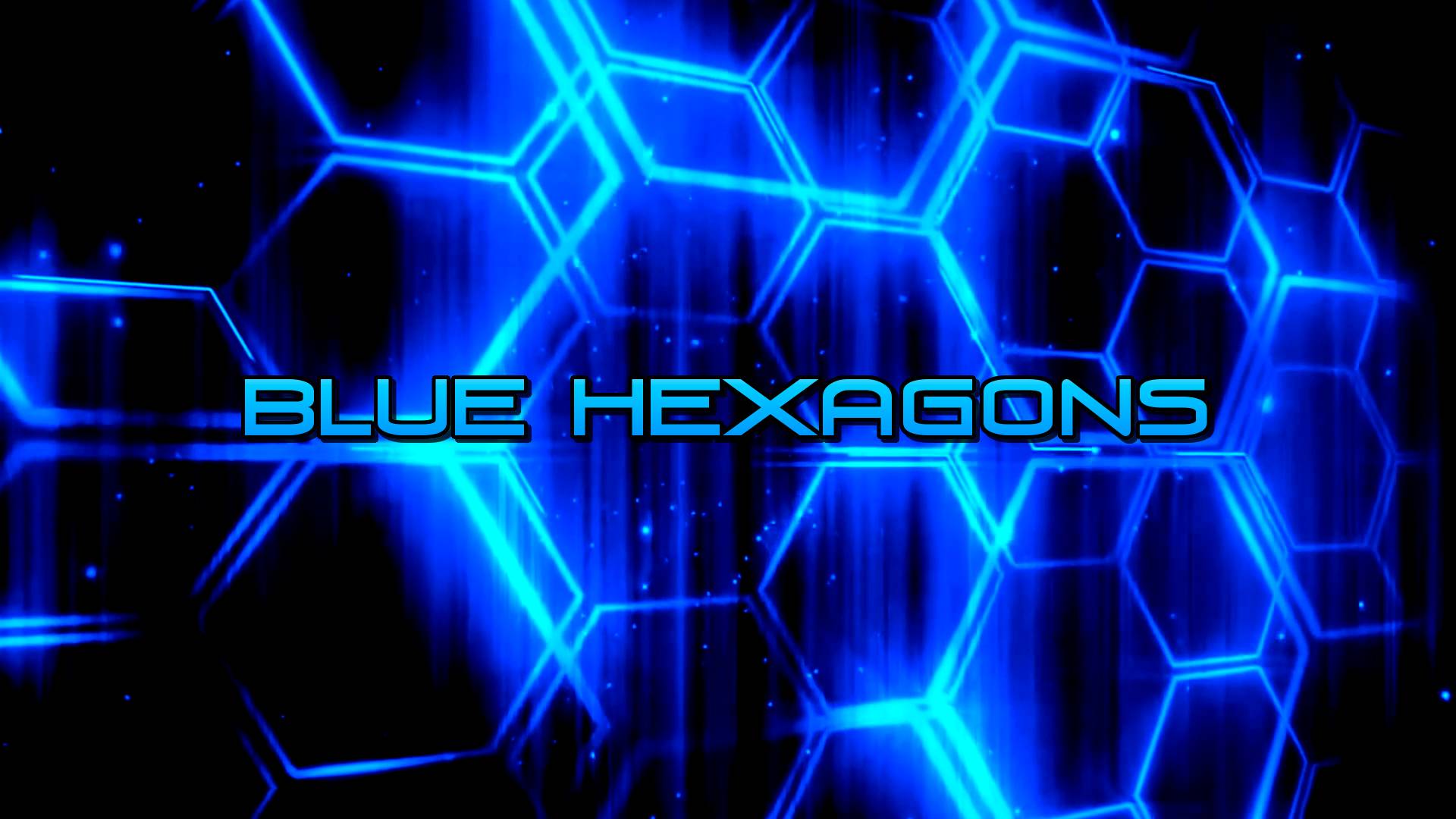 Футаж — Синие шестиугольники [ соты ] ¦ Фон для монтажа ¦ Видеофон