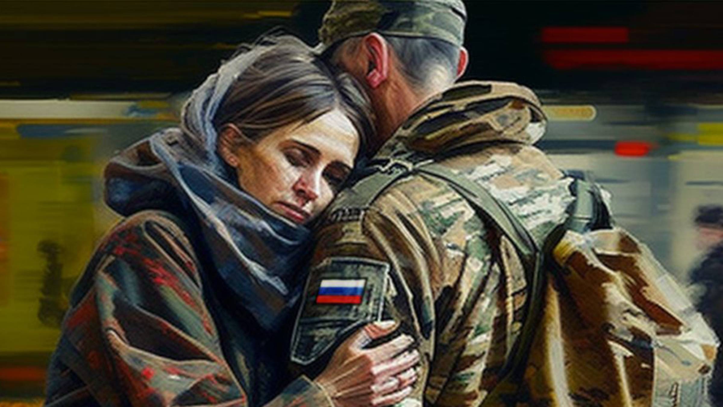 Жена с воздетыми глазами