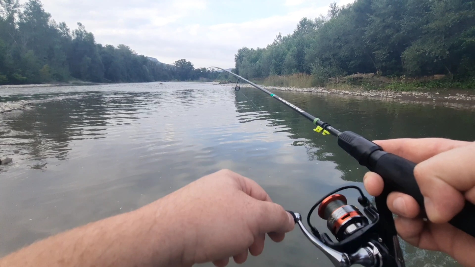 Рабалка Голавль на спининг. Нашли клевые места.