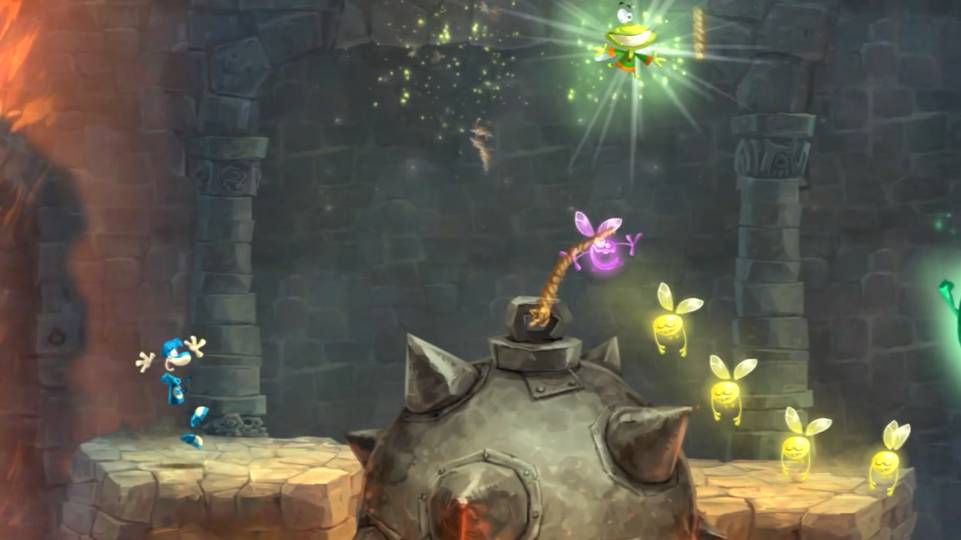 Игра 💥Rayman Legends💥 спасите Элисию, испытание подземная погоня