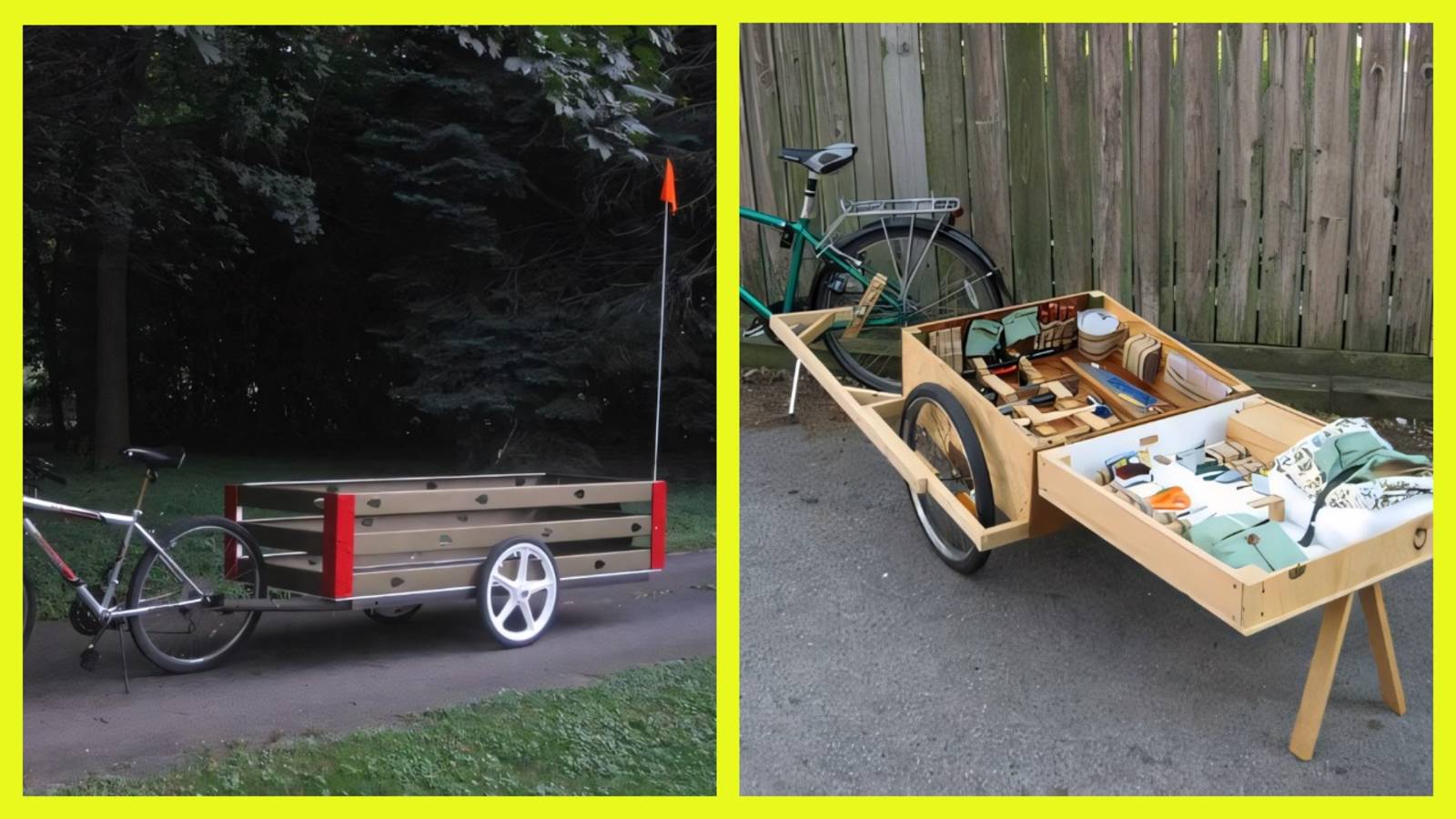 20 идей прицепа для велосипеда 🚴♀️