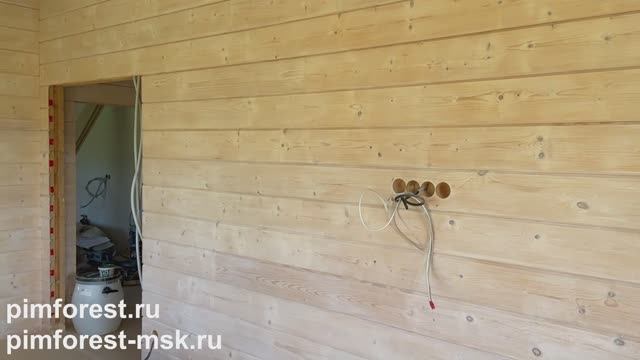 Что отделывать в доме из клееного бруса? Проект Ривьера. Часть 2. Гринвуд Подмосковье