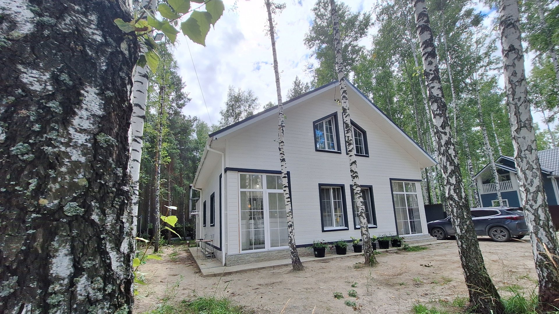 Обзор дома у леса в посёлке Боровский. Тюменский район.