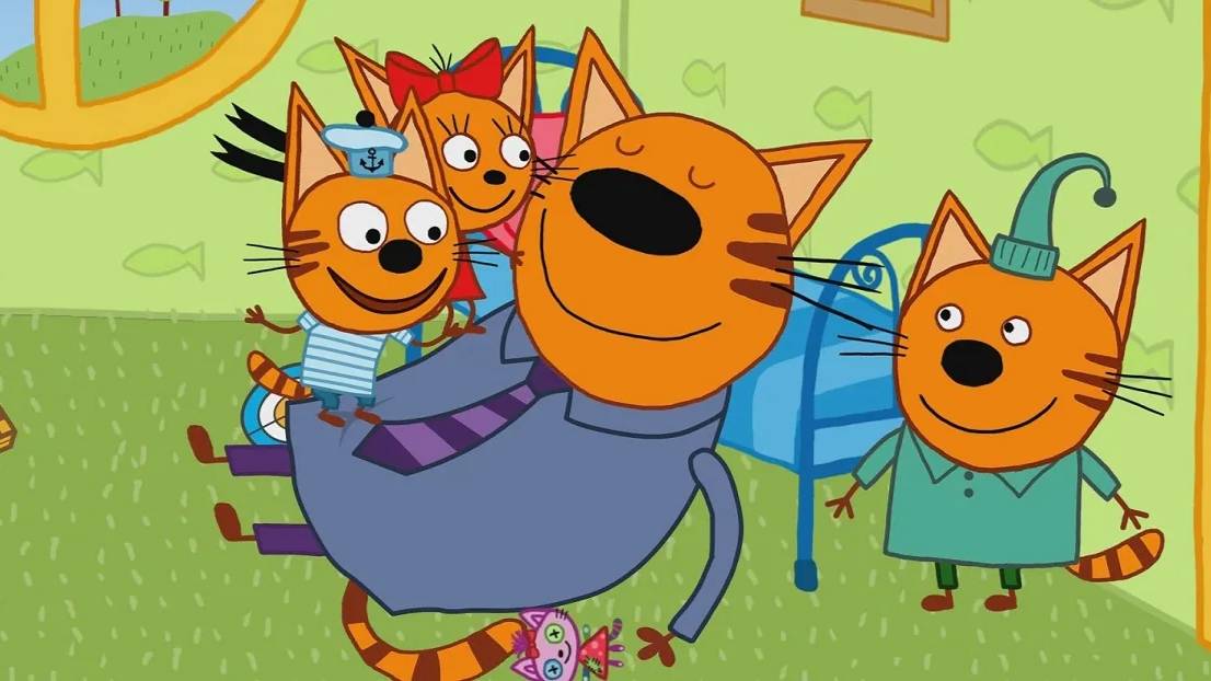 Три Кота Мини-Игры в Путешествии и Каникулах.Коржик и Карамелька в Мульт Играх