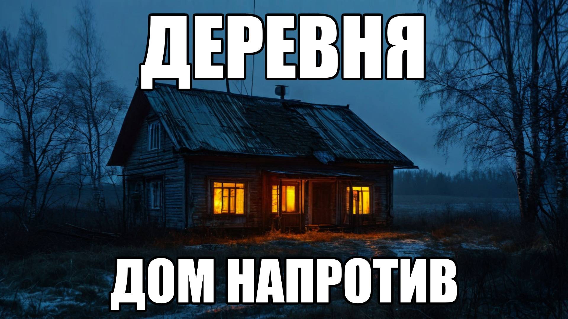 Страшные истории. ДЕРЕВНЯ. Дом напротив.