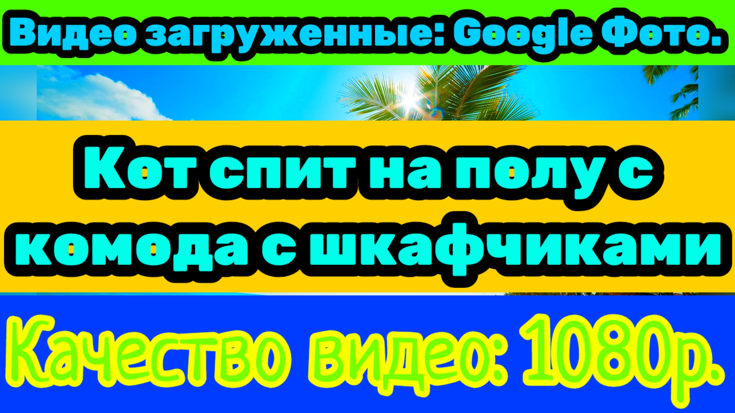 Кот спит на полу с комода с шкафчиками