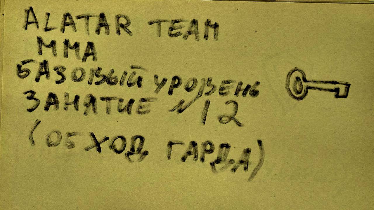 12 занятие по ММА (смешанные единоборства) Alatar team ᴸⁱᴹᵉ Денис Алаторцев