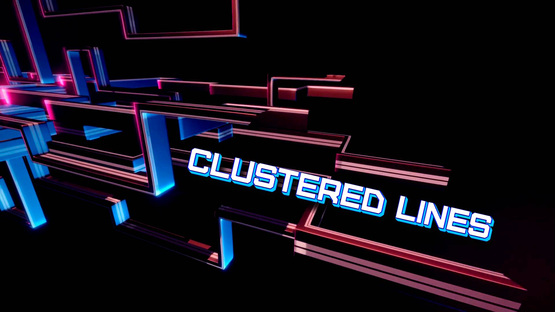 Футаж — Кластерные Линии ¦ Абстракция ¦ Фон для видео [ ver. 2.0 ]