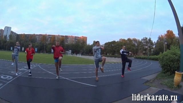Moscow Koshiki karate team trening session before Japan open 2015