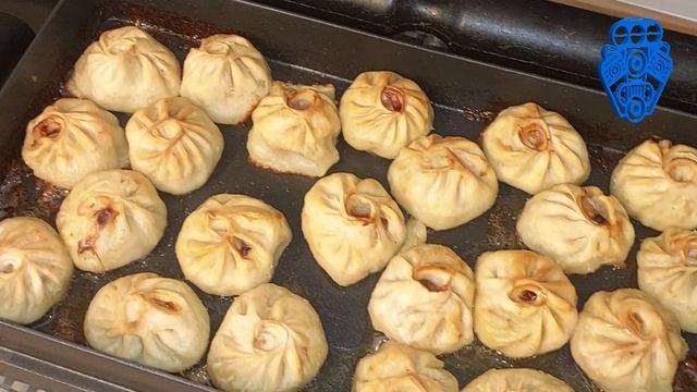 Жареные манты на сливочном масле