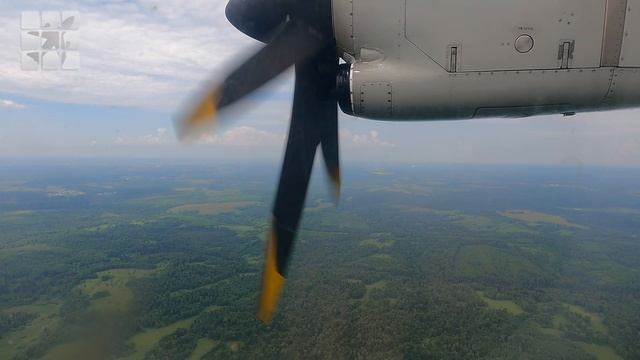 От Винта! Полет из Сургута в Томск (Богашёво). Часть 2 - Посадка