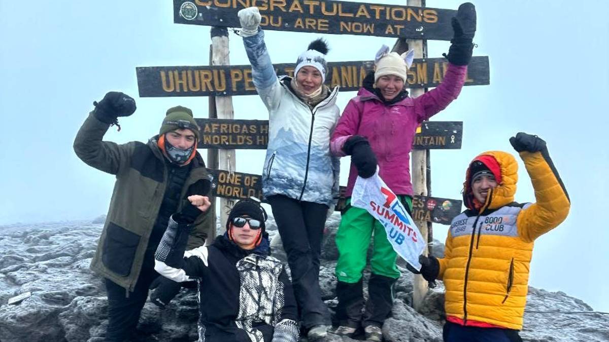 Фрагменты восхождения на Килиманджаро группы Клуба 7 Вершин "Akuna Matata". 10 августа 2025 г