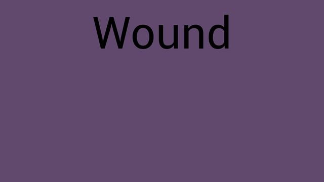 Как ты прочитаешь слово Wound?