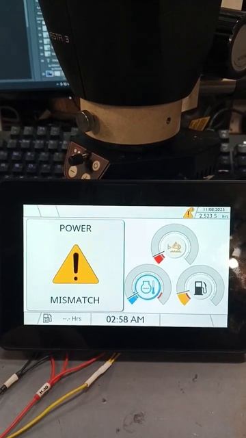 ремонт панели оператора экскаватора-погрузчика JCB 4CX Stage5 BHL
