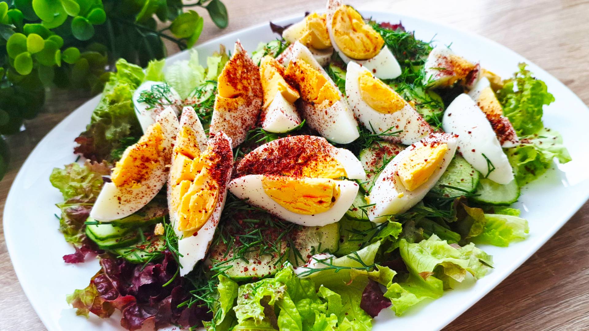 Секреты похудения 🔥 Салат с яйцами и овощами на каждый день! Невероятно вкусный и Простой рецепт!