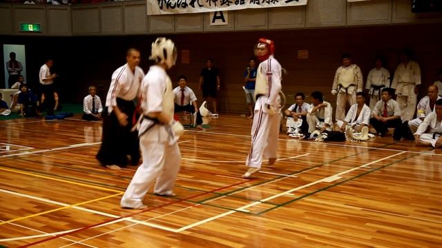 27 Чемпионат Японии по Косики каратэ. Сентябрь 2013. Графчиков Александр. Личка. 3 бой.