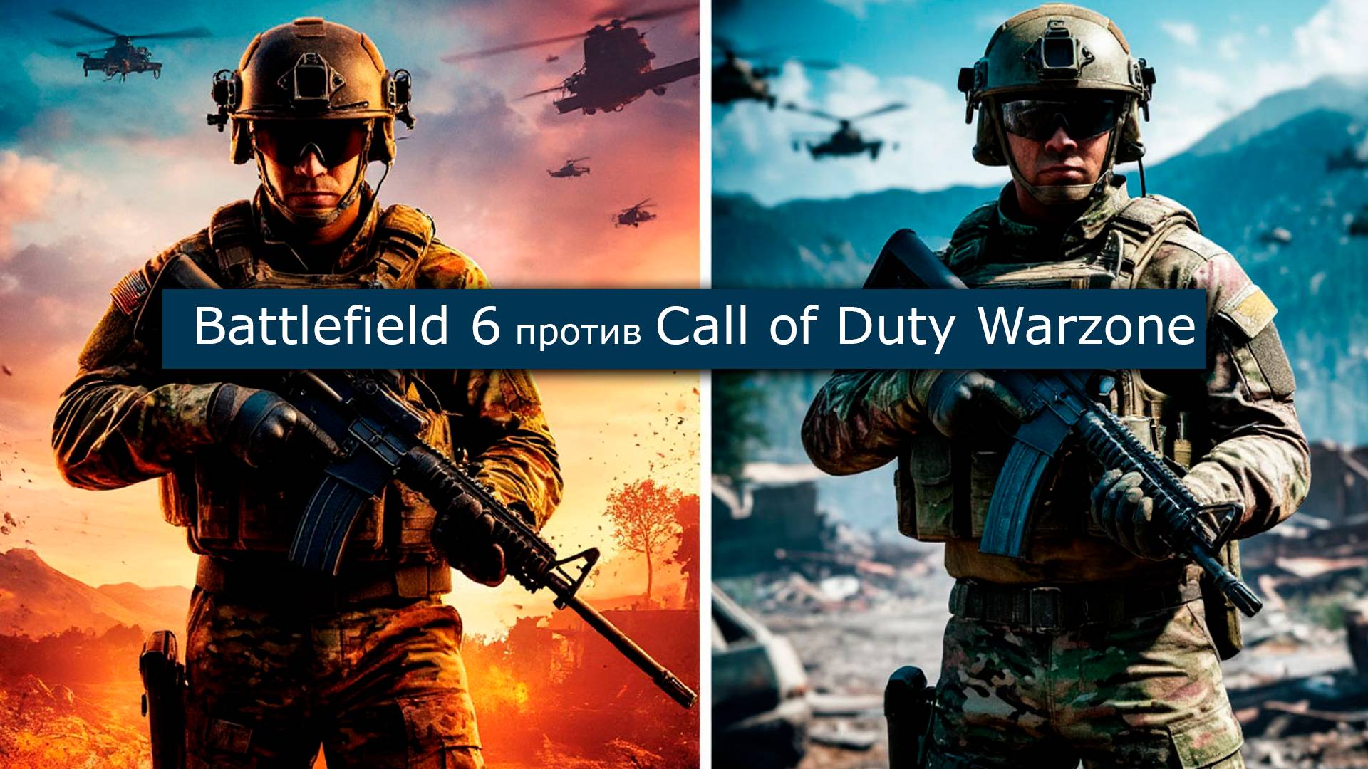 Battlefield 6 против Call of Duty Warzone