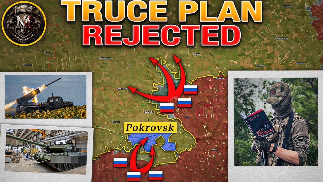 Ukraine Rejects US Peace Initiative✋🏼Russians Break Through Defenses North of Pokrovsk💥 2025.08.10