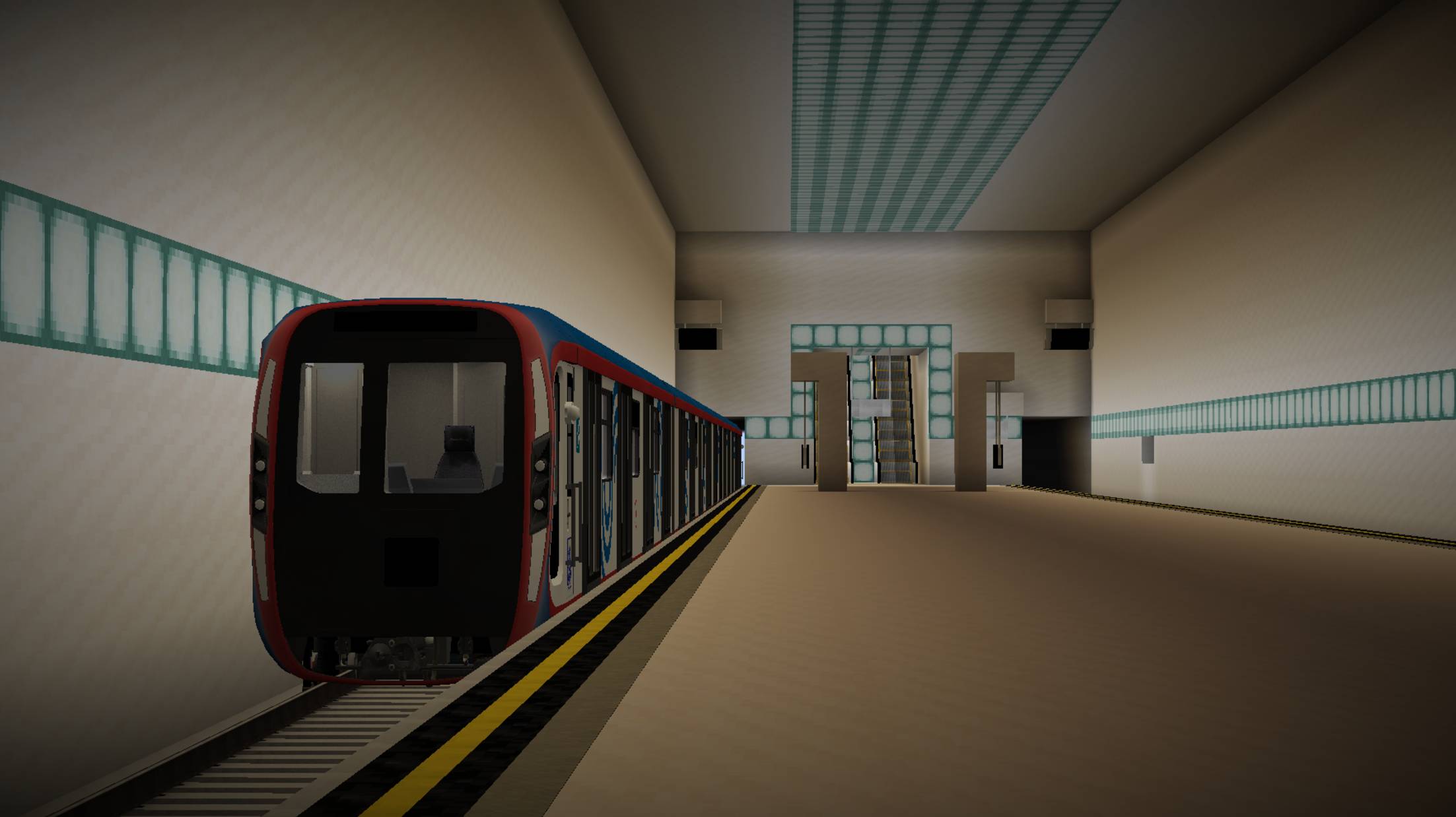 Обзор 3 линии моего метро в minecraft