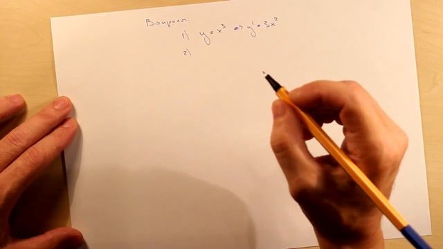 Определение производной. Вопросы