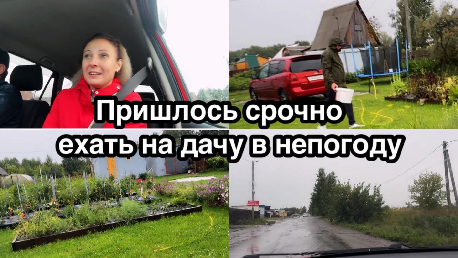 СРОЧНО ПОЕХАЛИ НА ДАЧУ В НЕПОГОДУ/СОБИРАЕМ УРОЖАЙ/ПЫТАЕМСЯ СПАСТИ ХОТЬ ЧТО-ТО