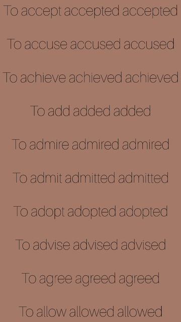 Правильные Глаголы Часть 1 Regular Verbs Part 1